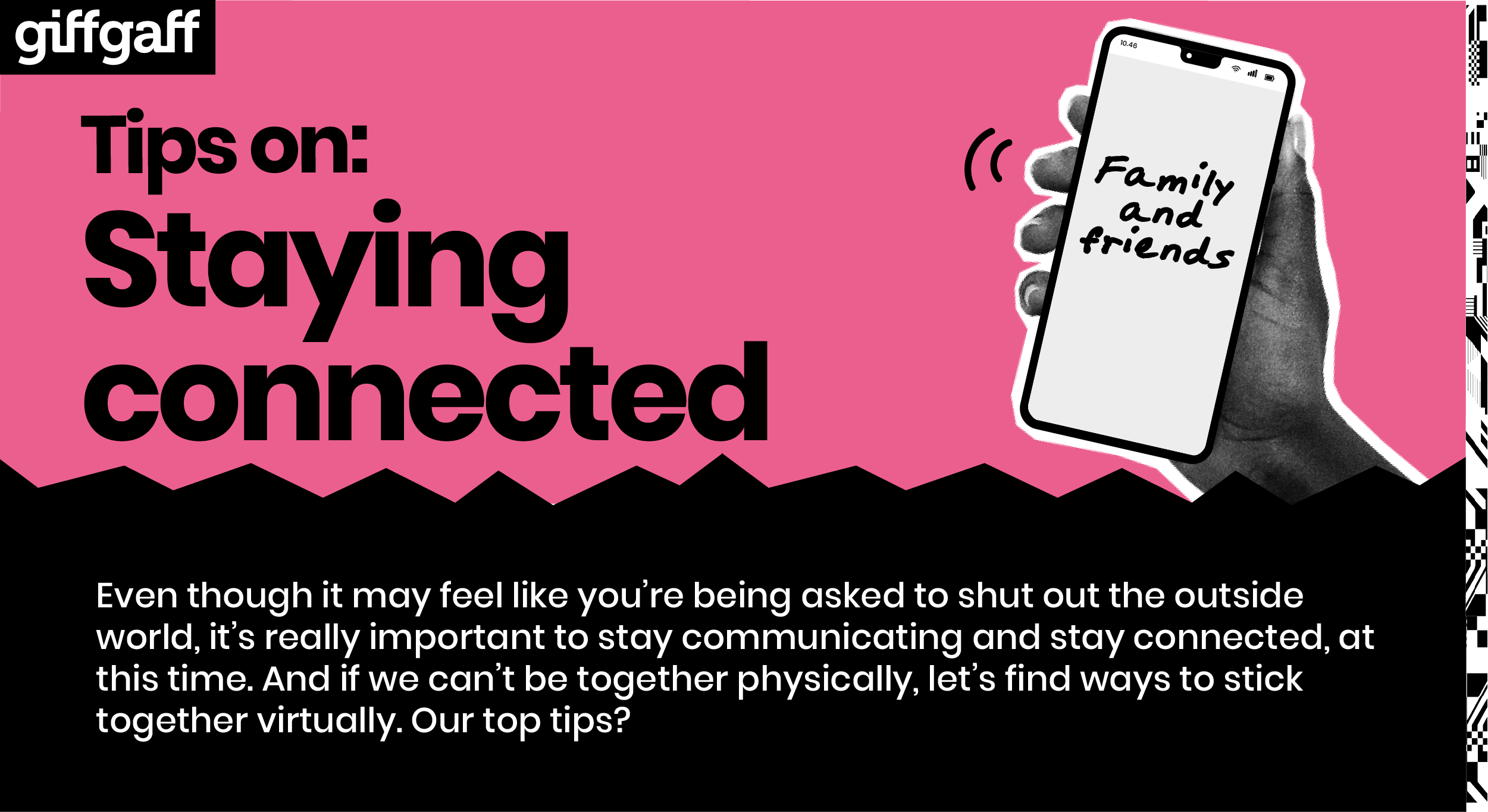 Tips and hacks on staying connected during COVID-19 | giffgaff